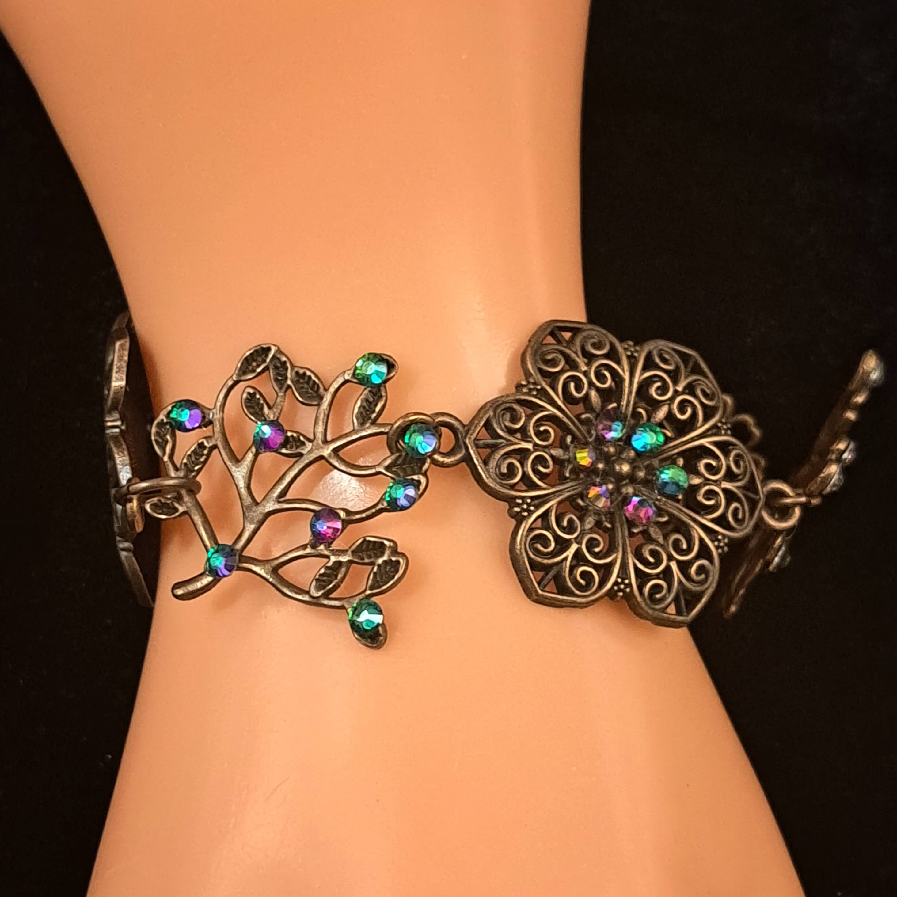 Fantasy Nature Flower Bracelet