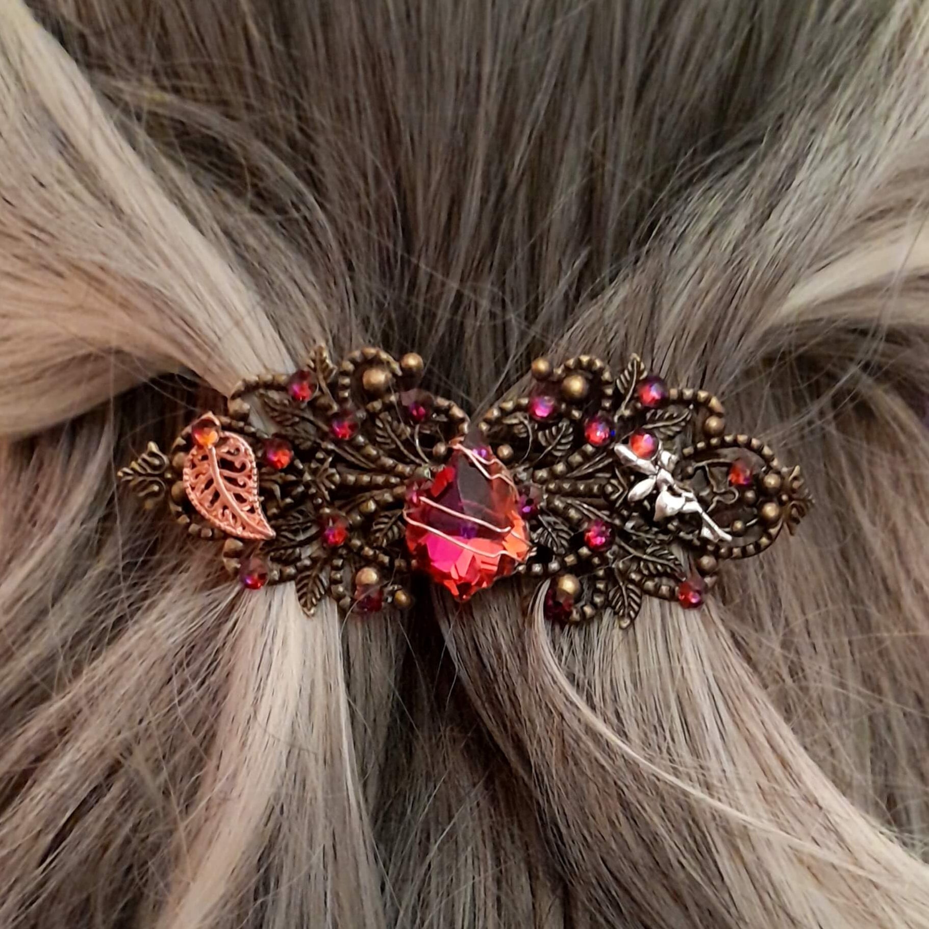 Victorian Style Filigree Hairclip
